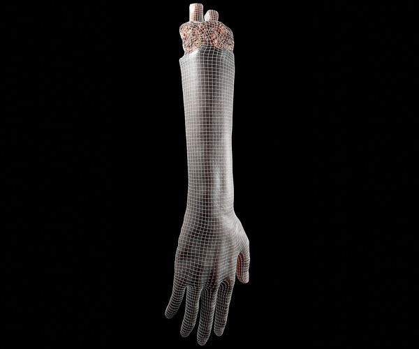 ArtStation - Hand -Arm Severed low poly | Game Assets