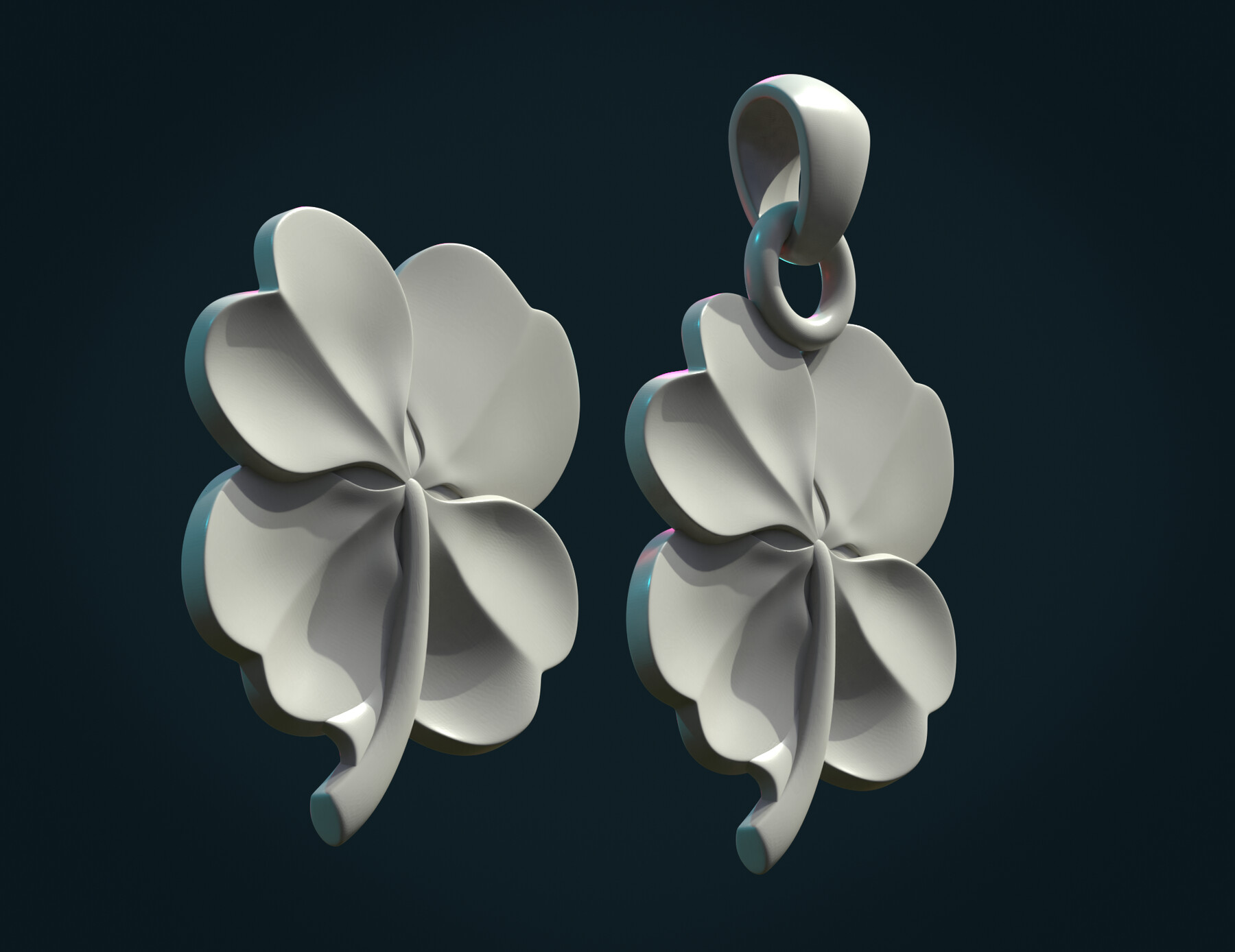 ArtStation - Clover Pendant | Resources