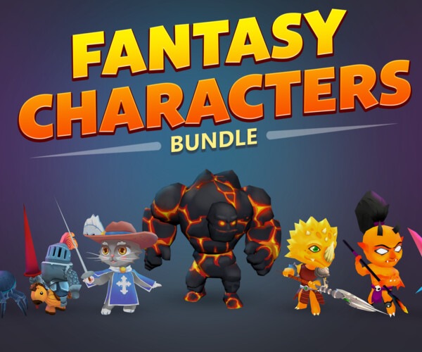 ArtStation - Fantasy characters Bundle | Game Assets