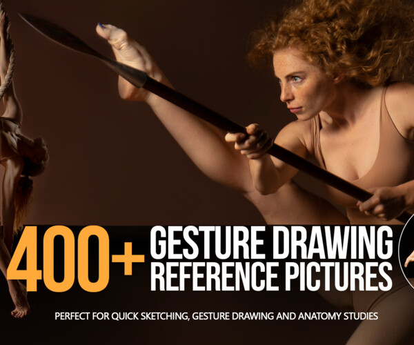 ArtStation - 400+ Female Gesture Drawing Reference Pictures for Artists | Resources