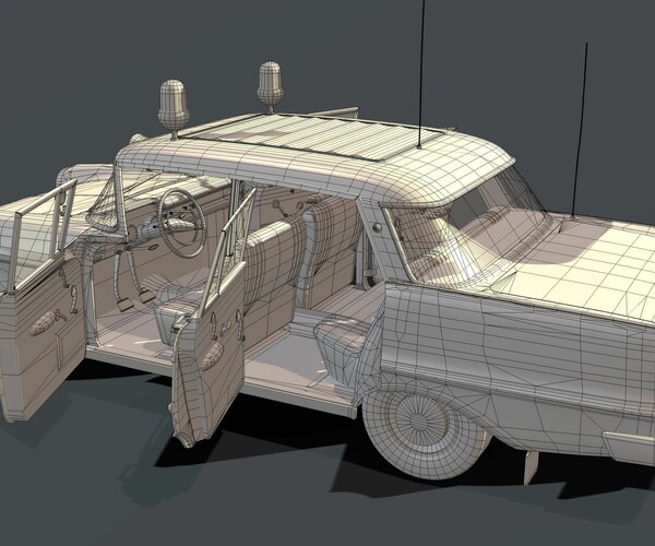 ArtStation - Police Car Stylized | Game Assets