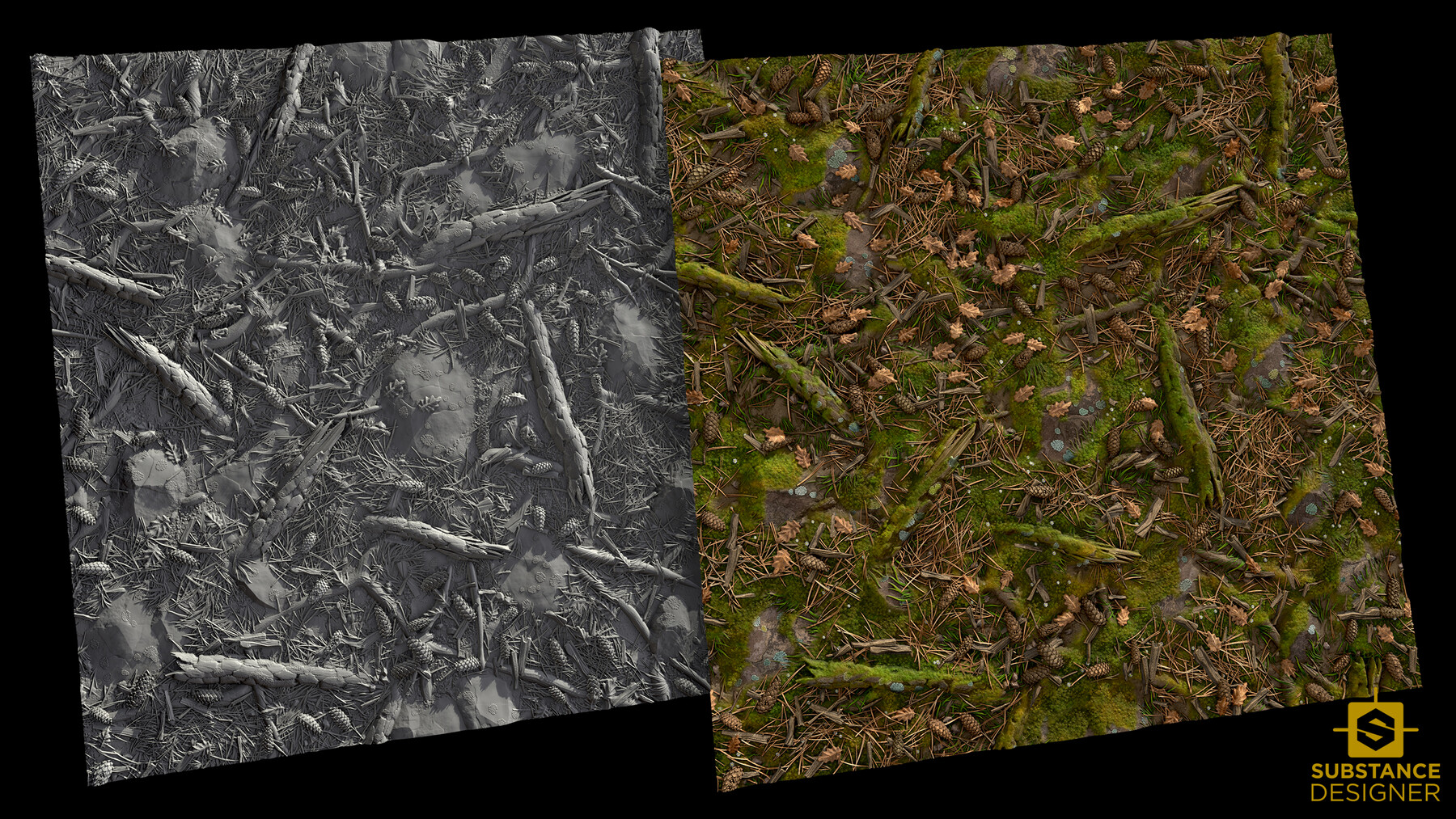 ArtStation - Forest ground | Game Assets