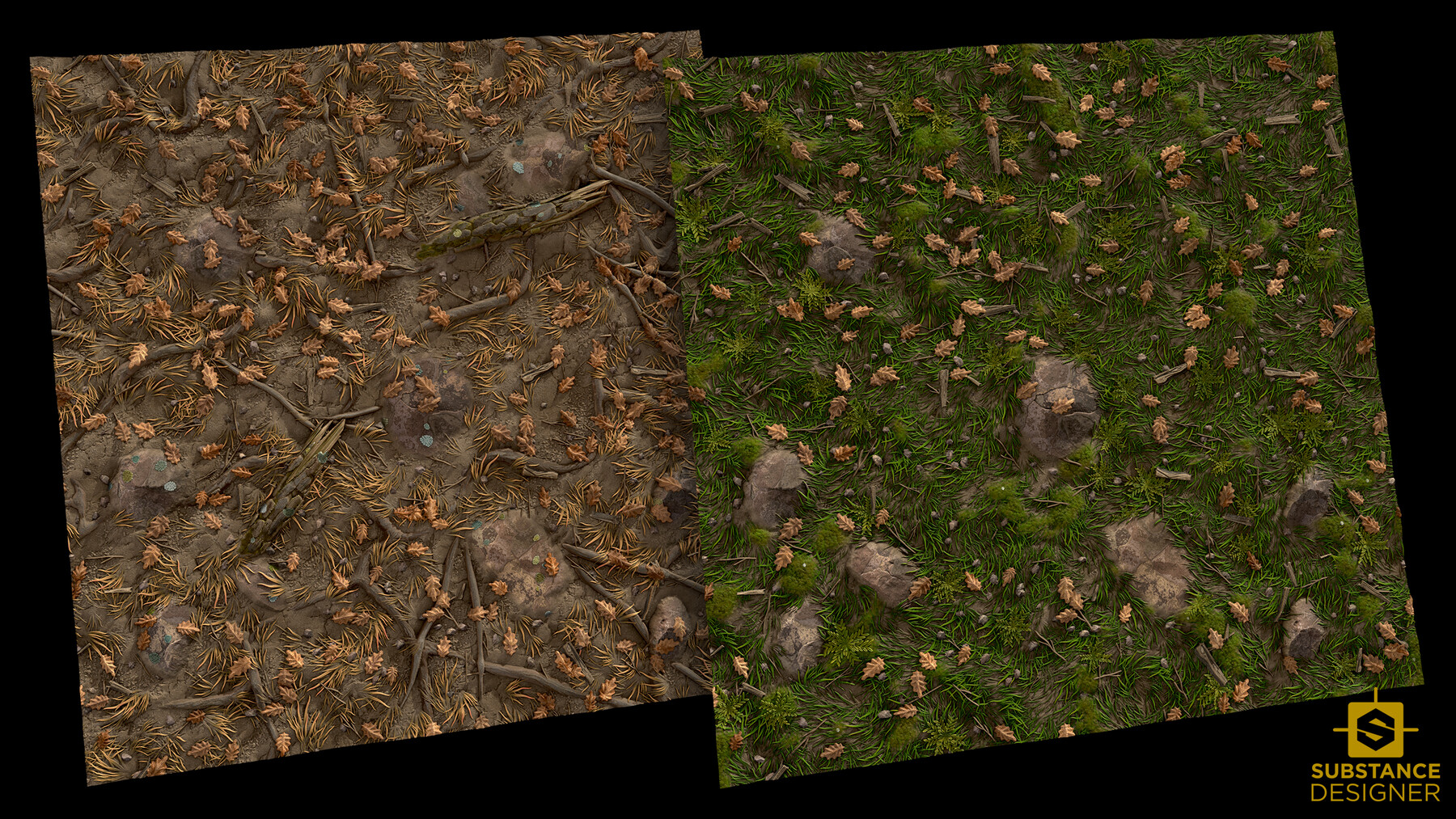 ArtStation - Forest ground | Game Assets