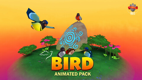 ArtStation - Animated birds pack | Game Assets