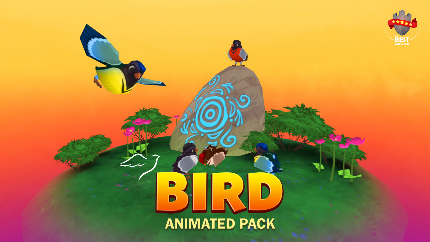 ArtStation - Animated birds pack | Game Assets