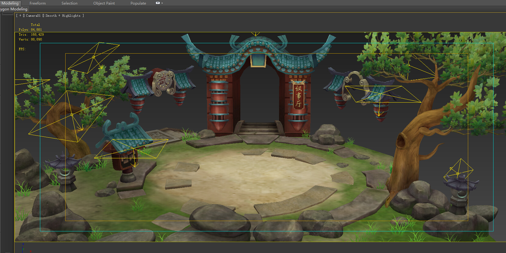 ArtStation - Cartoon style scene | Game Assets