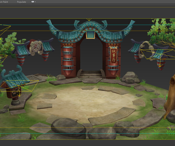 ArtStation - Cartoon style scene | Game Assets