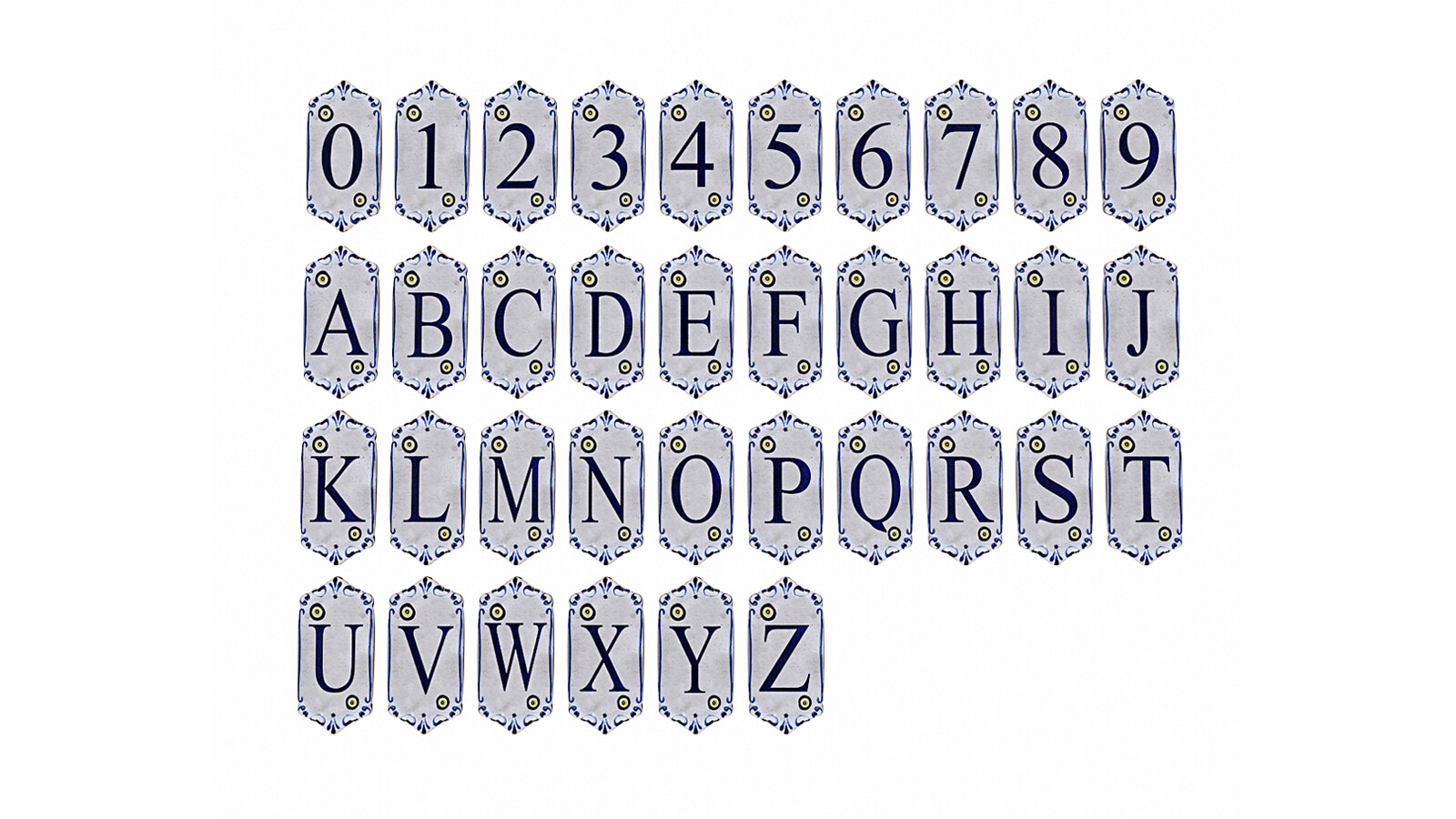 ArtStation - ancient stone alphabet 02 | Resources