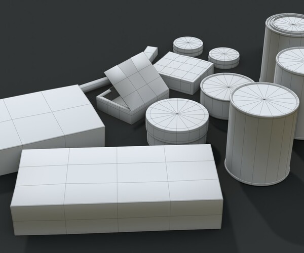 ArtStation - German Combat Ration WWII | Game Assets