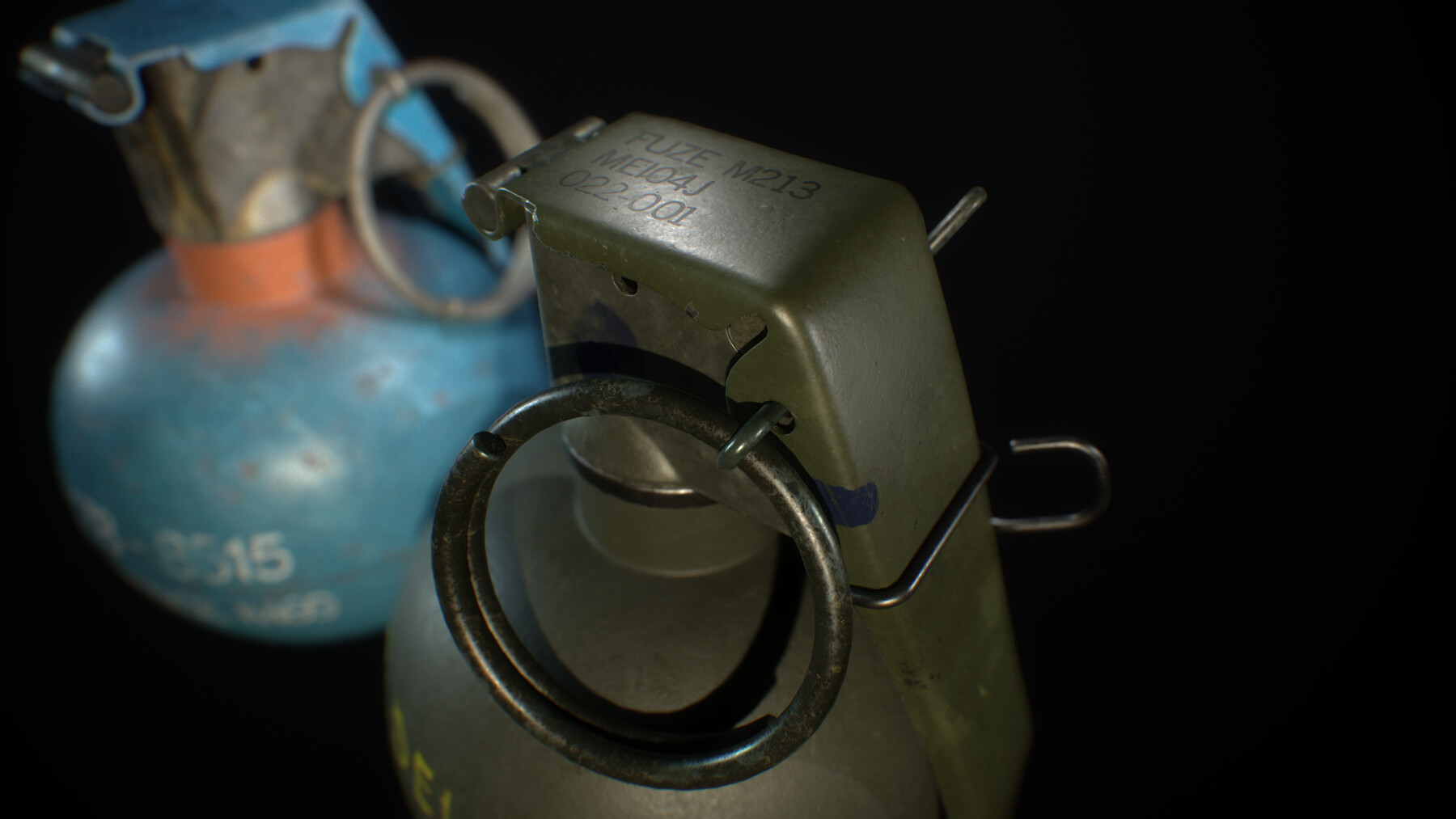 ArtStation - M67 Fragmentation and M69 Practice Grenades | Game Assets