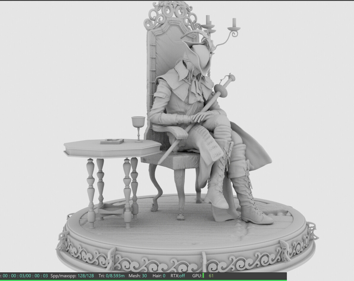 ArtStation - Lady Maria 2.0 (BloodBorne) STL done for 3D Printer ...