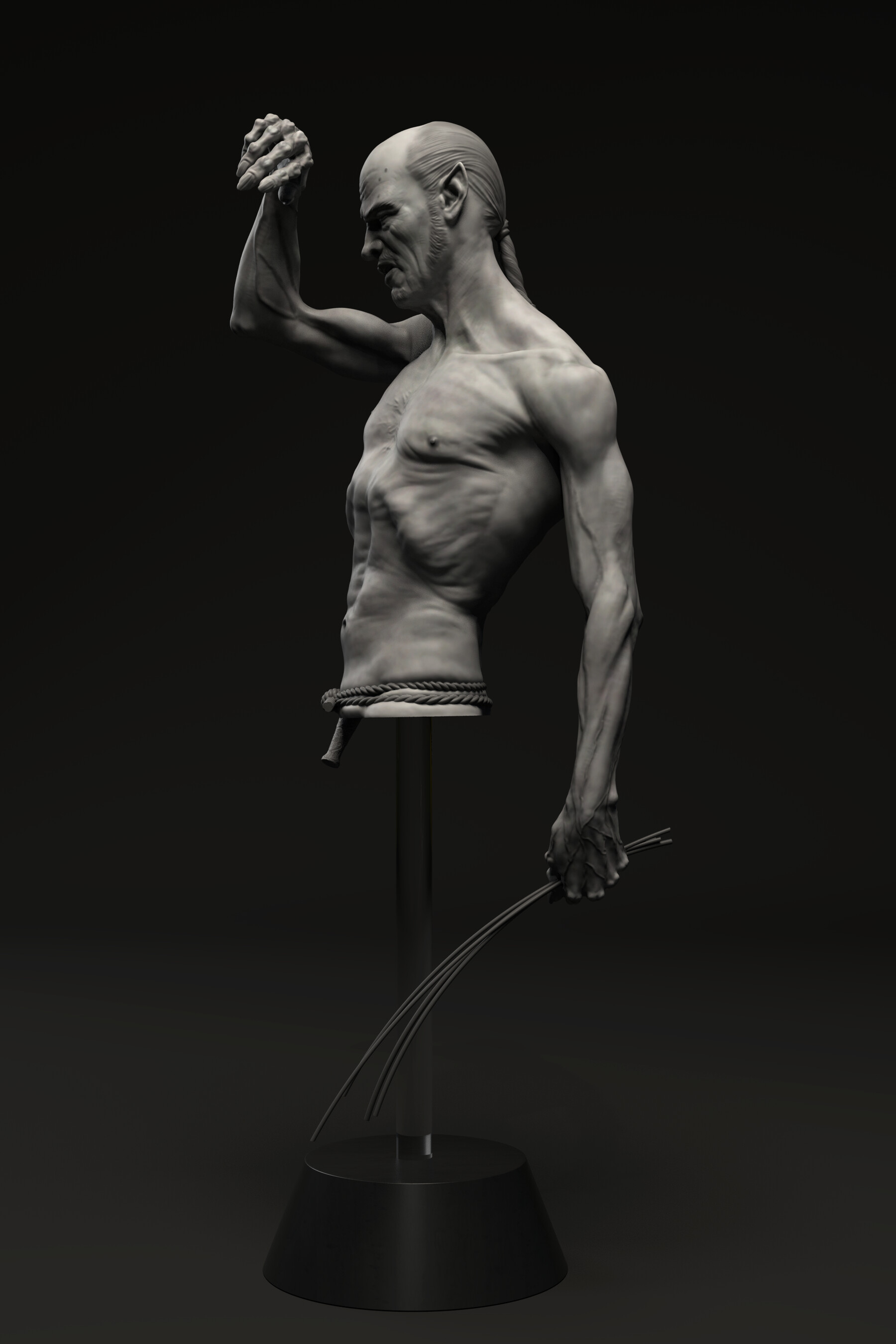 ArtStation - Old Man Elf Bust | Resources