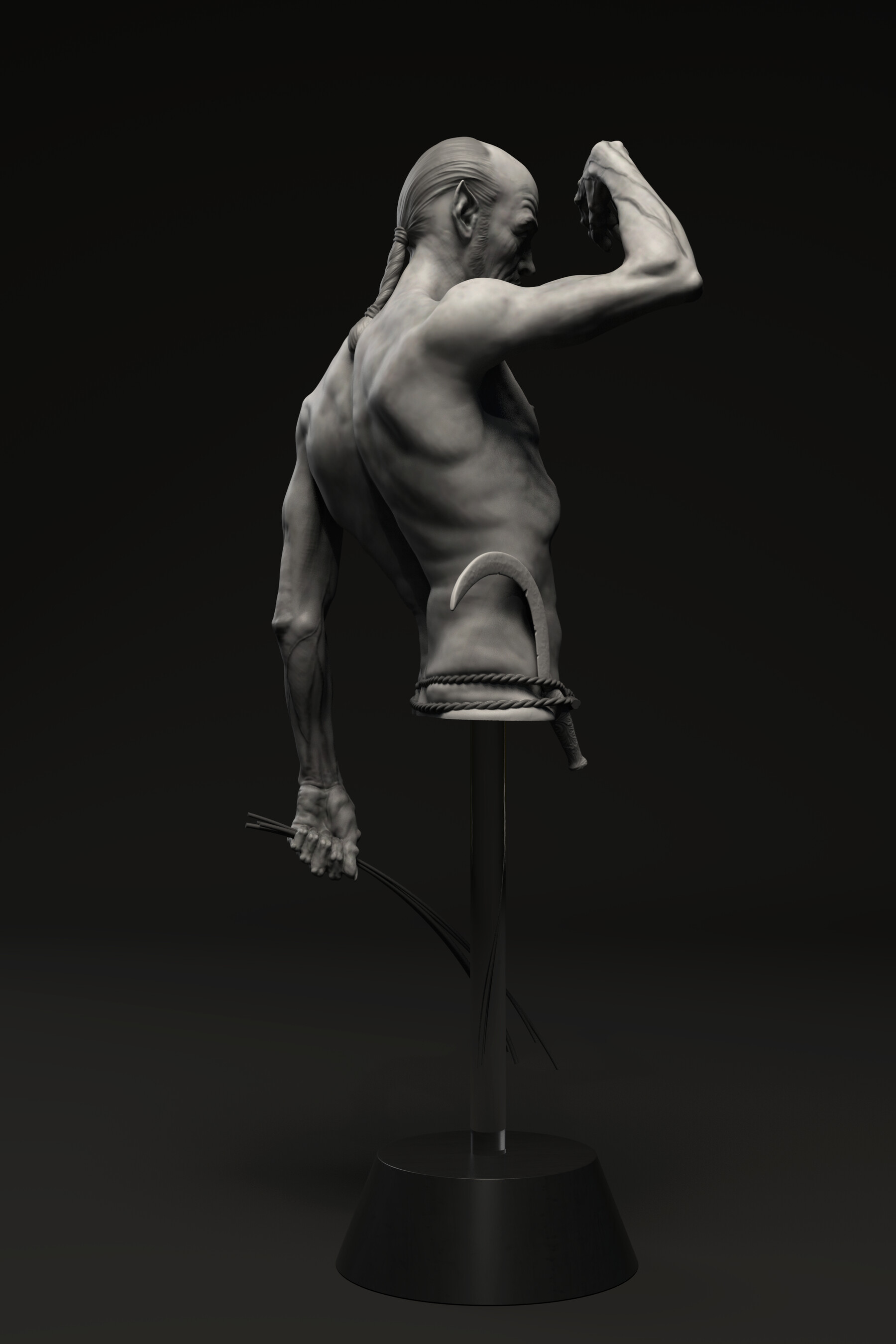 ArtStation - Old Man Elf Bust | Resources