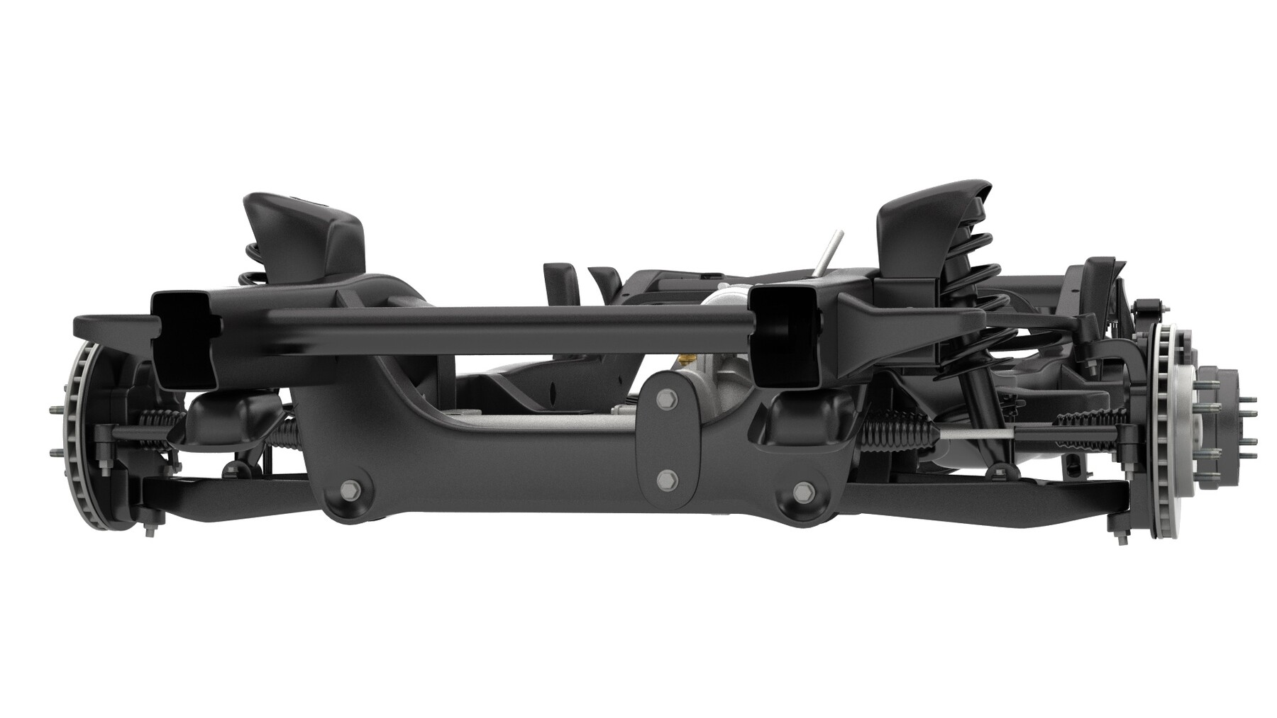 Artstation Pickup Truck Chassis 4wd Ifs Game Assets