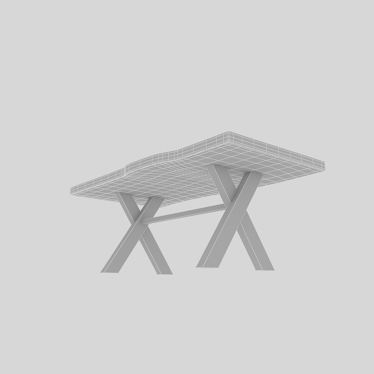 ArtStation - natural wood table model 03 | Game Assets