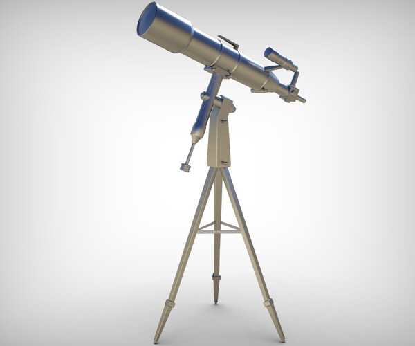 ArtStation - Realistic Telescope Lowpoly Blender model Low-poly | Game ...