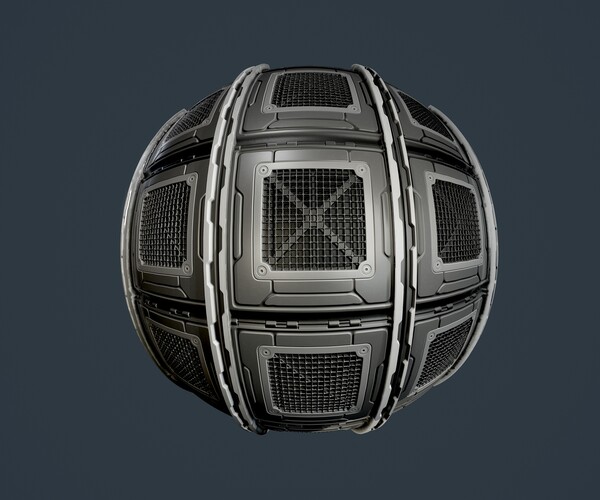 ArtStation - Sci-Fi Military Seamless PBR Texture 89 | Game Assets