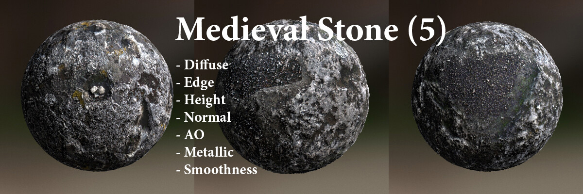 ArtStation - Medieval Stone (5) | Game Assets