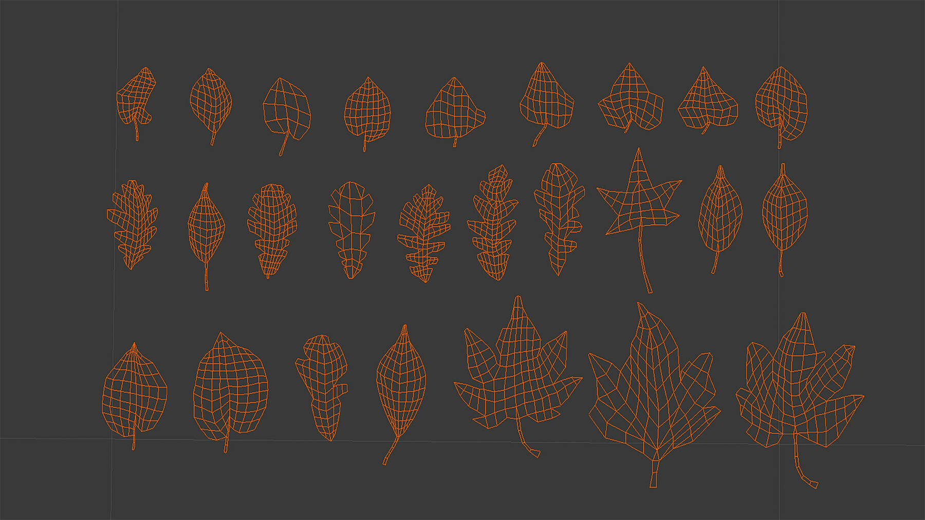 ArtStation - Leaf Pack Scanned | Game Assets