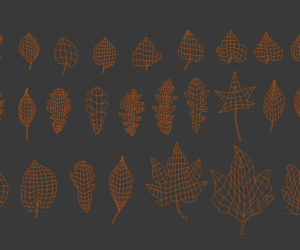 ArtStation - Leaf Pack Scanned | Game Assets