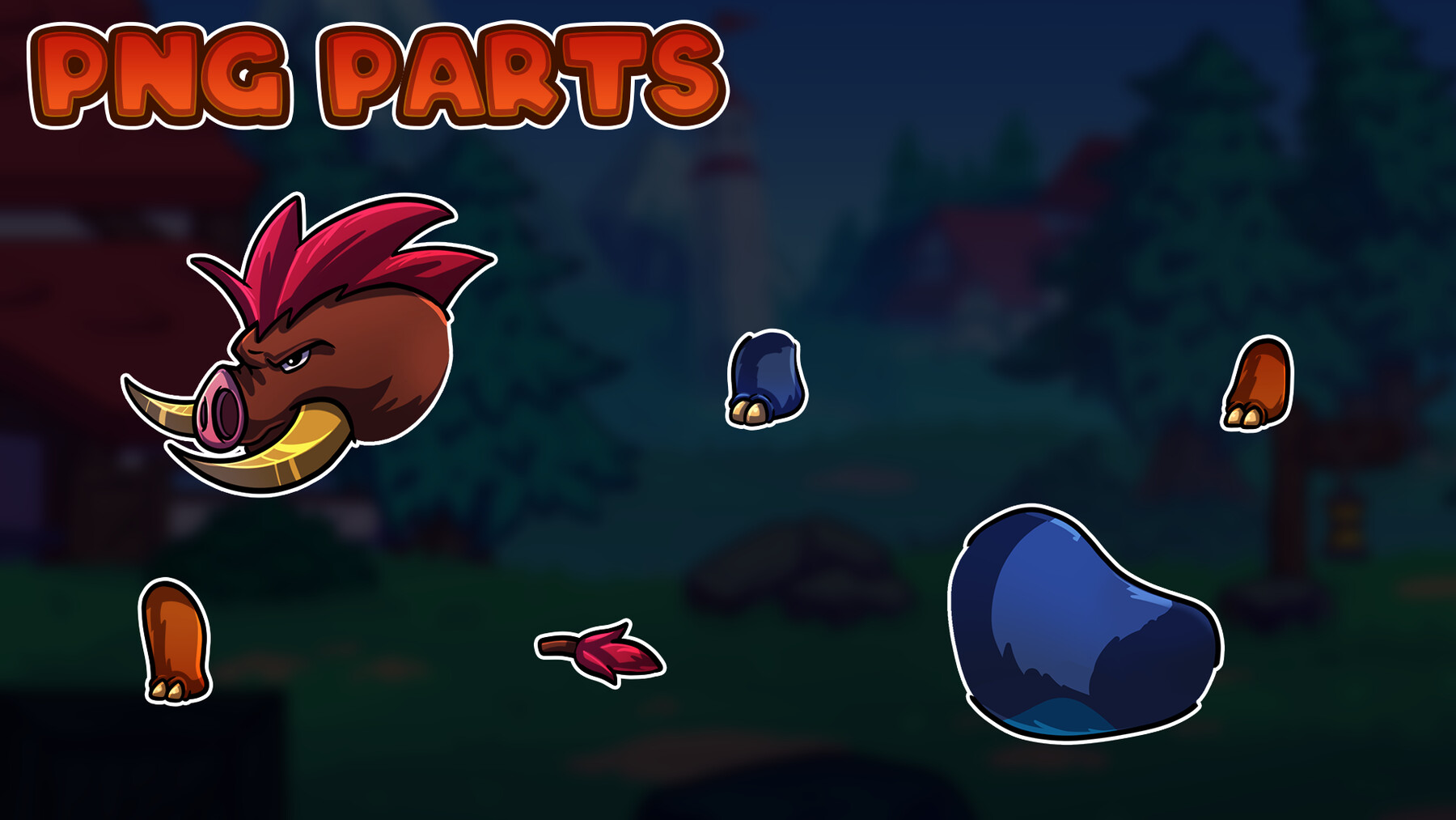 ArtStation - RRP Boar | Game Assets