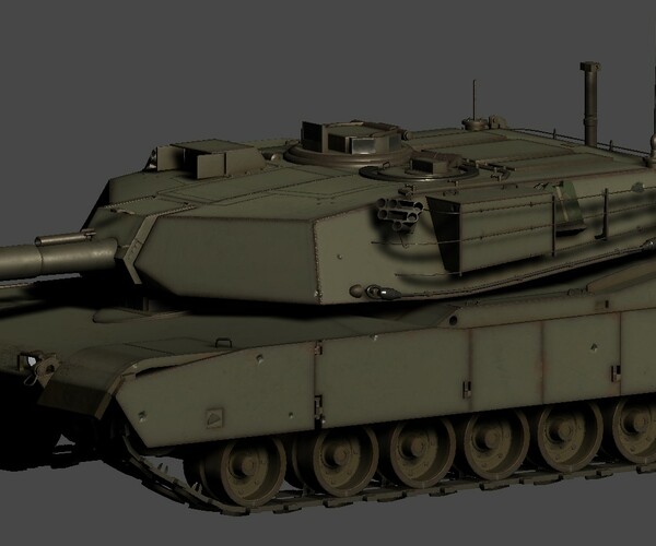 ArtStation - MBT M1 Abrams | Game Assets