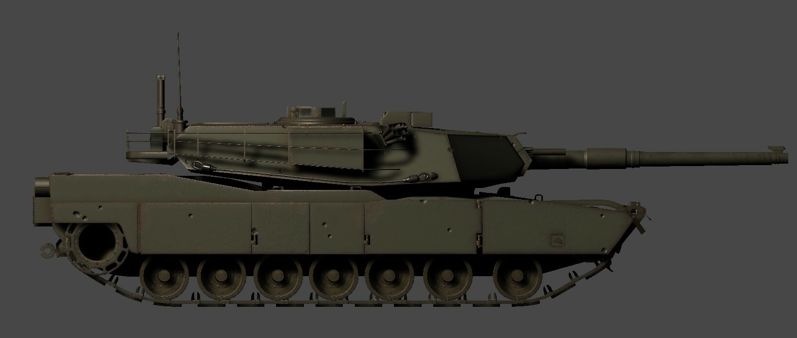 ArtStation - MBT M1 Abrams | Game Assets