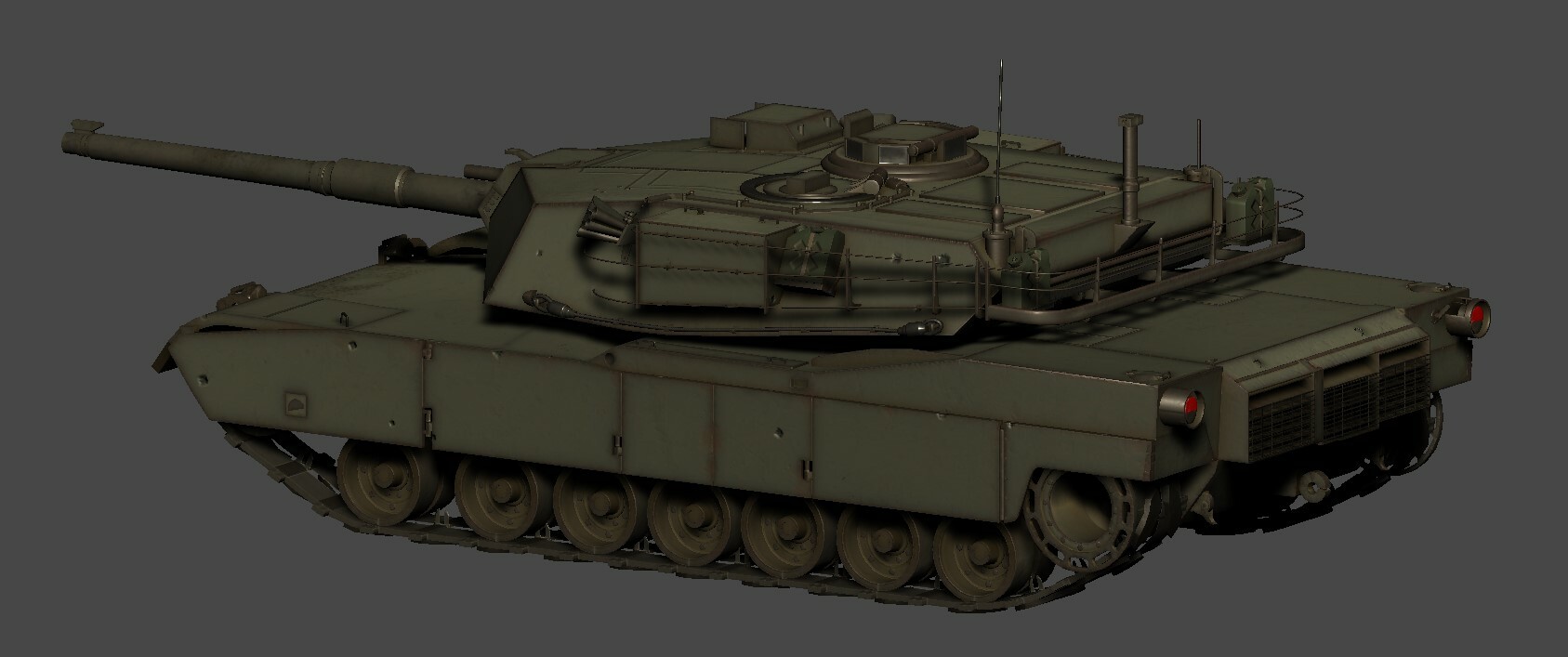 ArtStation - MBT M1 Abrams | Game Assets