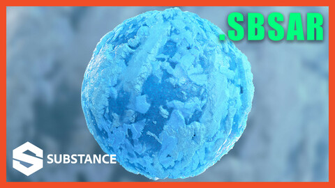 ArtStation - Stylized Emissive Glowing Ice Snow Magical Rock Ground ...