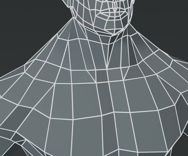 ArtStation - Superhero Muscular Male Body Base Mesh 3D Model 1000 ...