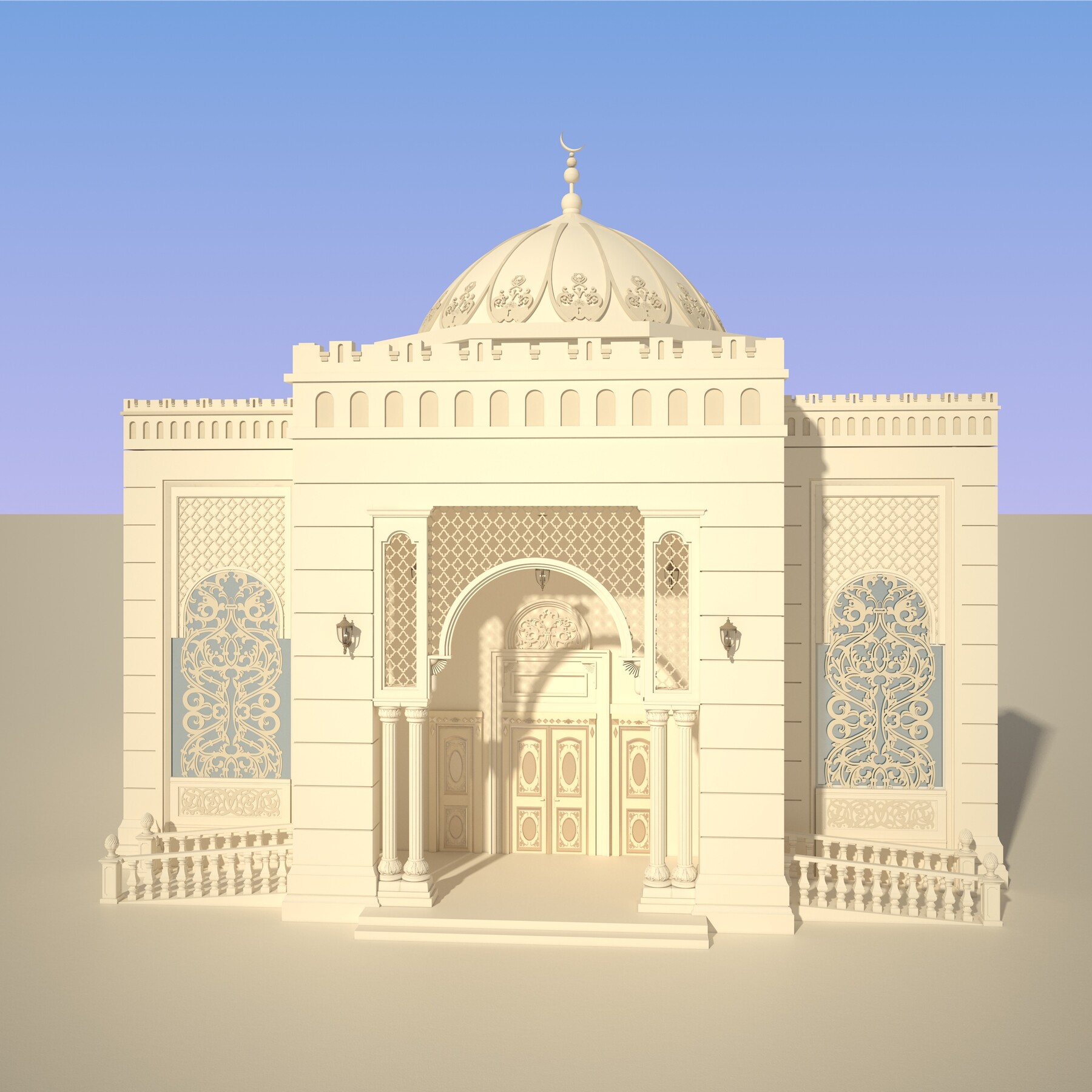 ArtStation - 3D Mosque model | Resources