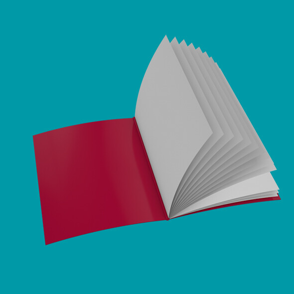 ArtStation - Animated 3D Magazine or Folder 3D Model | Resources