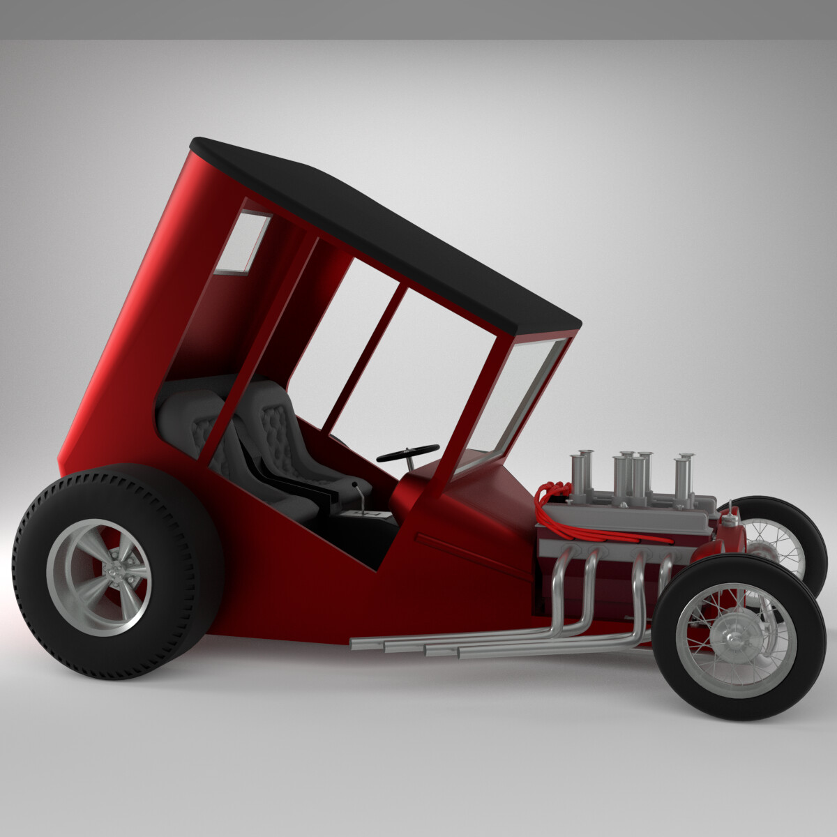 ArtStation - Uncertain-T Kustom Culture Hot Rod | Game Assets
