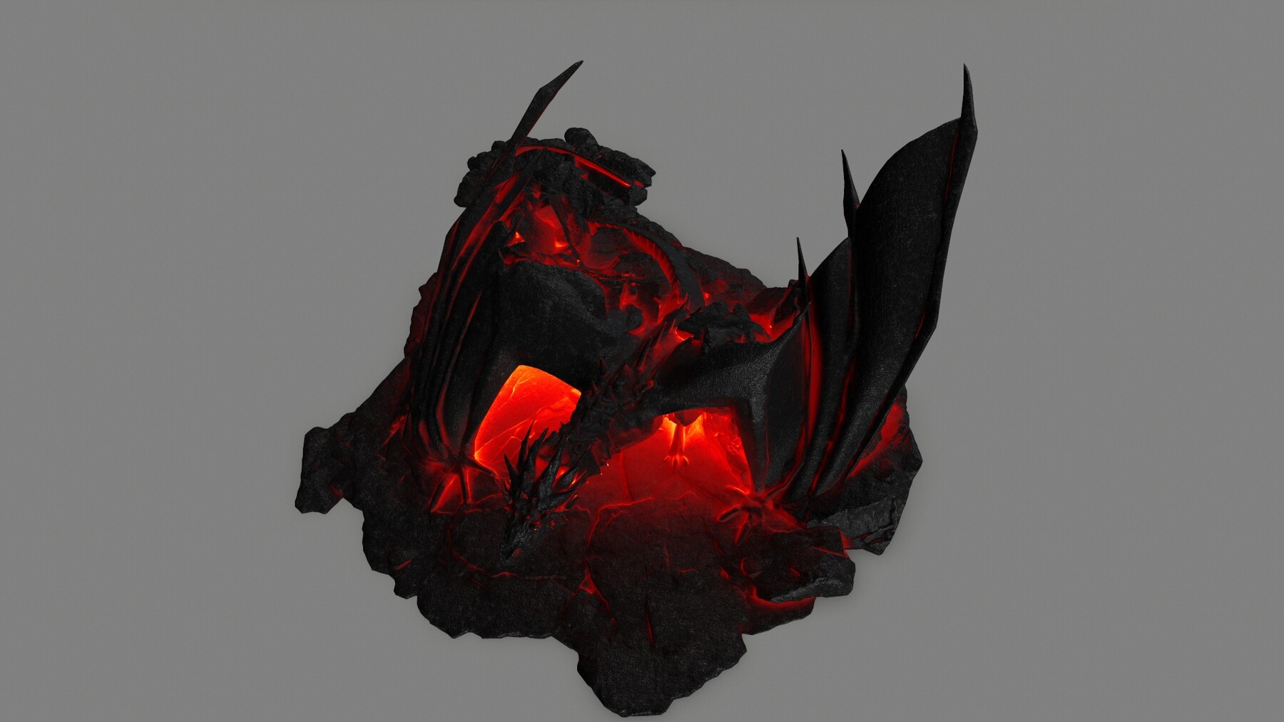 ArtStation - fire dragon | Game Assets