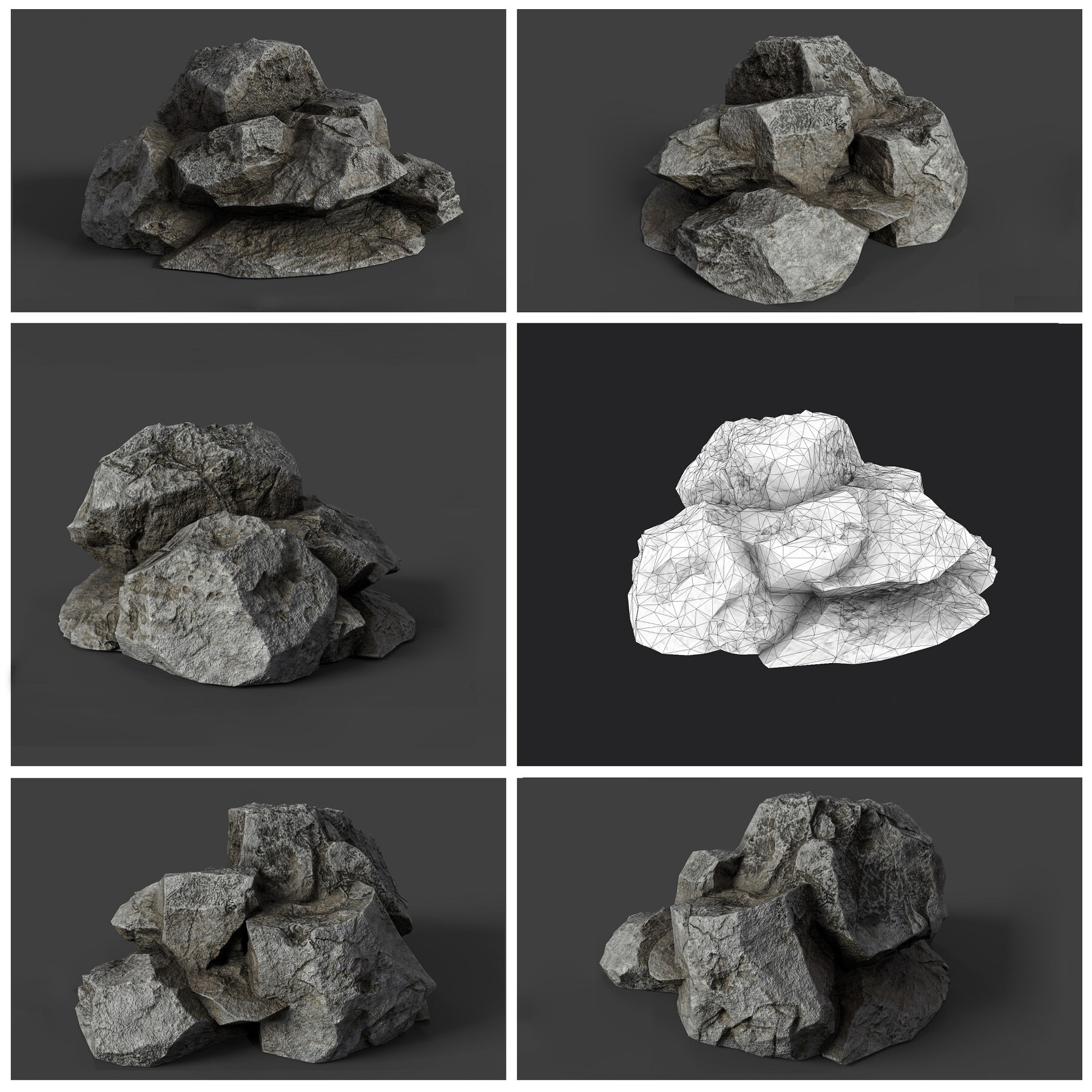 ArtStation - Rock Collection 006 | Game Assets