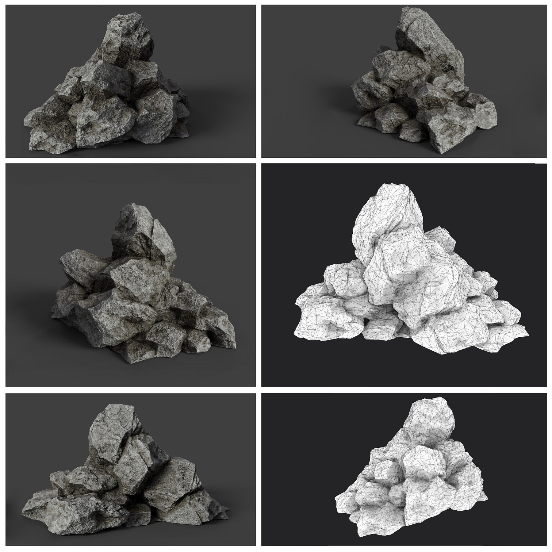 ArtStation - Rock Collection 006 | Game Assets