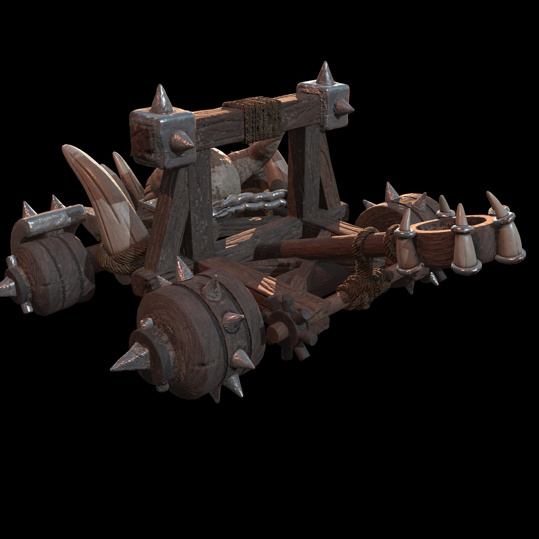 ArtStation - 3D Print - Ogre Catapult | Resources