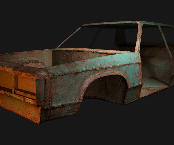 ArtStation - Car Body - 01 | Game Assets