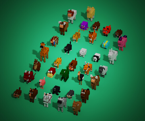 ArtStation - Mega packs of animals | Game Assets