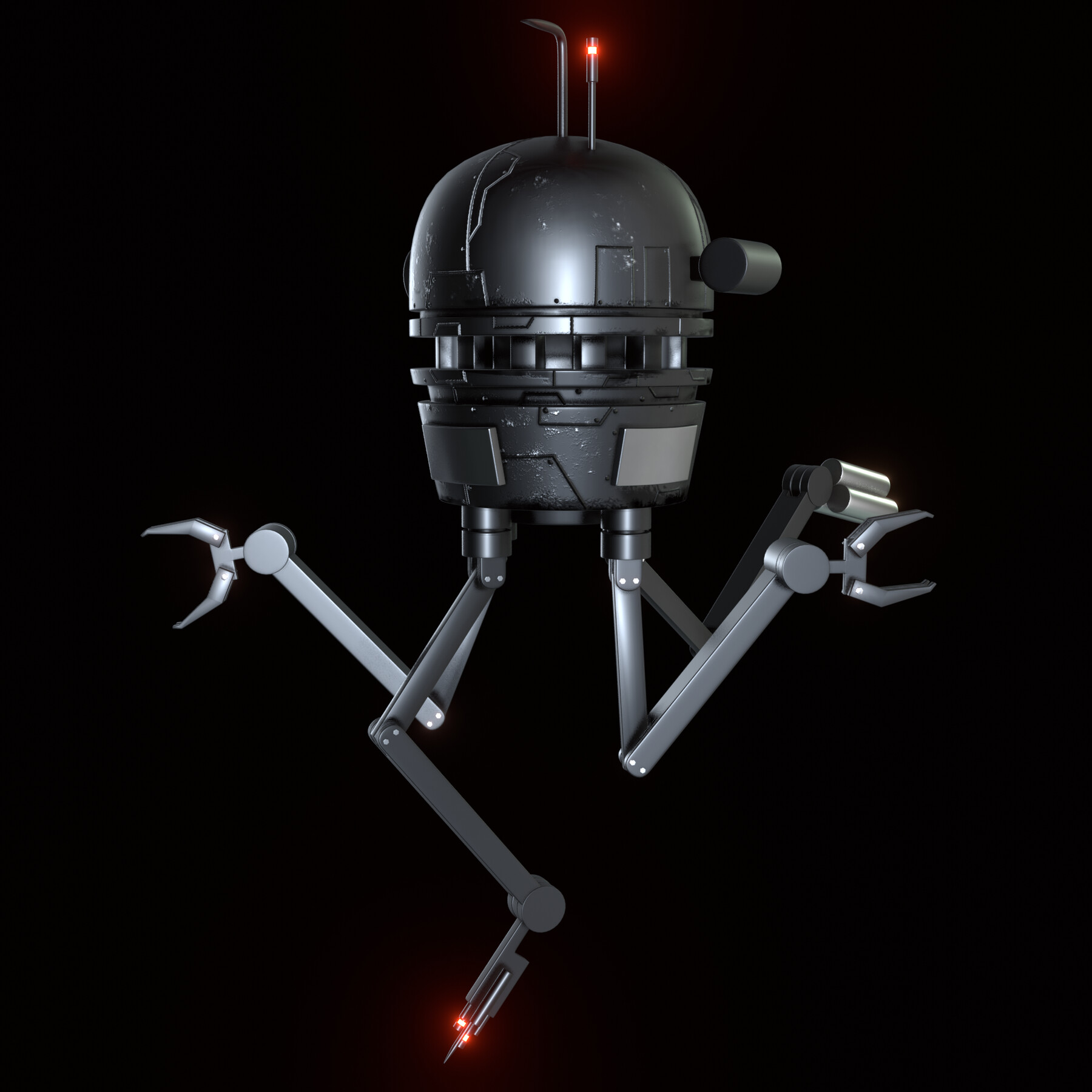 Artstation Sci Fi Robot Drone Creation In Blender Eevee Complete Tutorial Series Tutorials