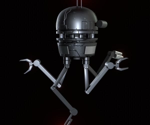 Artstation Sci Fi Robot Drone Creation In Blender Eevee Complete Tutorial Series Tutorials