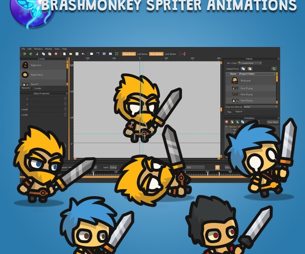 ArtStation - Warrior Tiny Style Character | Game Assets