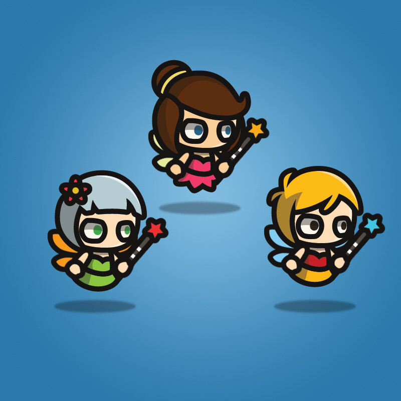 TokeGameArt - Fairy Tiny Style Character