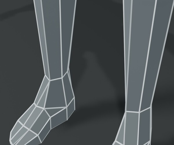 ArtStation - Superhero Muscular Female Body Base Mesh 3D Model 1000 ...