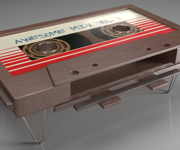ArtStation - Coffee Table Cassette mesa cassette | Resources