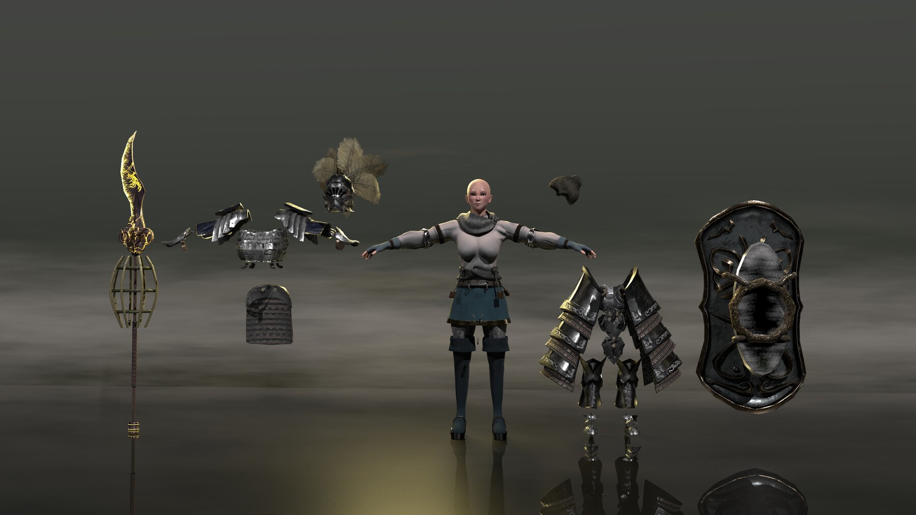 ArtStation - Bread knight | Game Assets