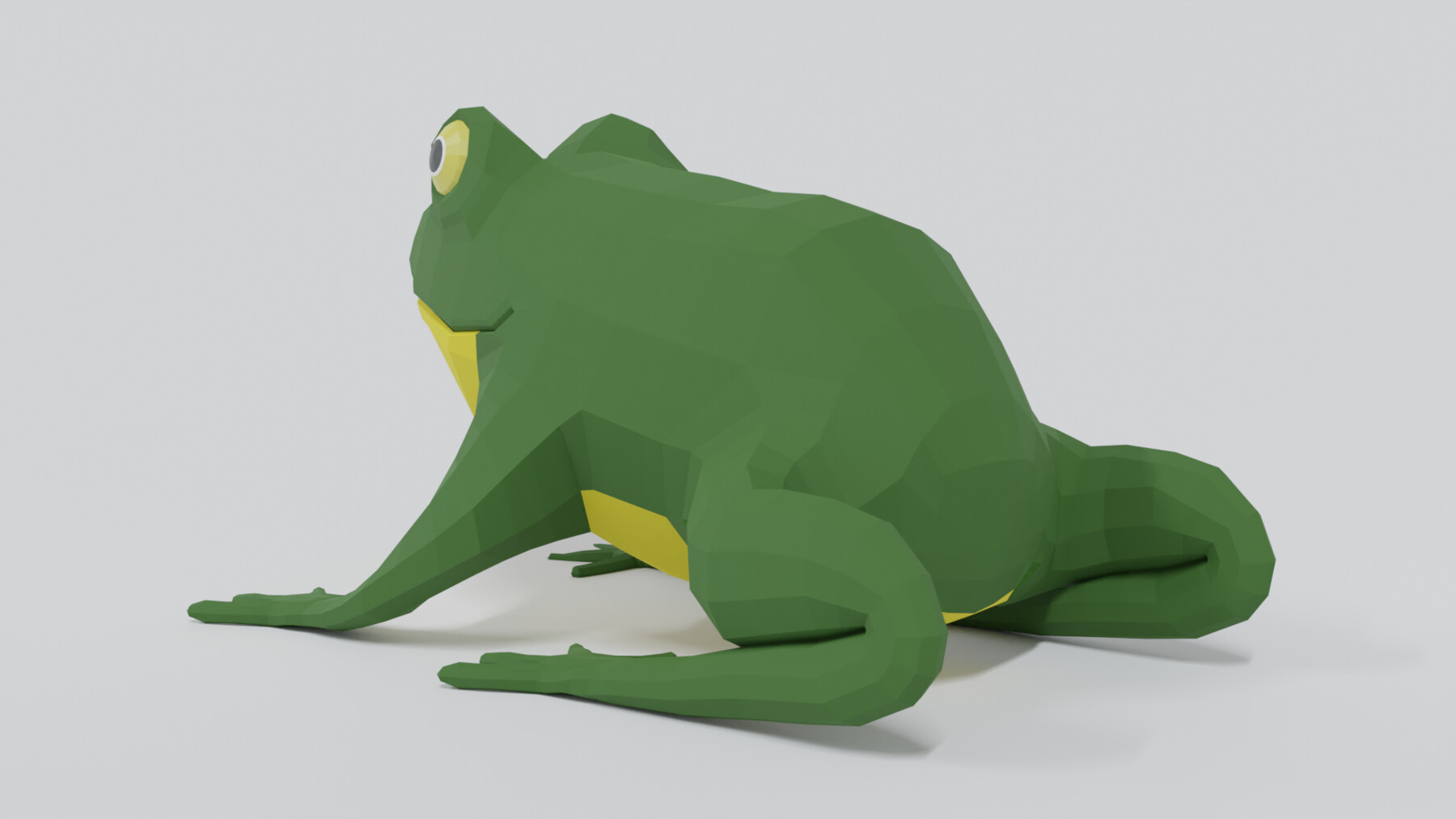 ArtStation - Low Poly Cartoon Frog | Game Assets