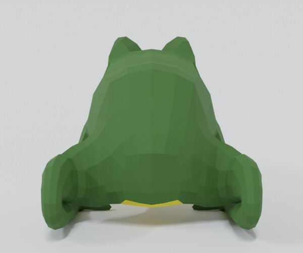 ArtStation - Low Poly Cartoon Frog | Game Assets