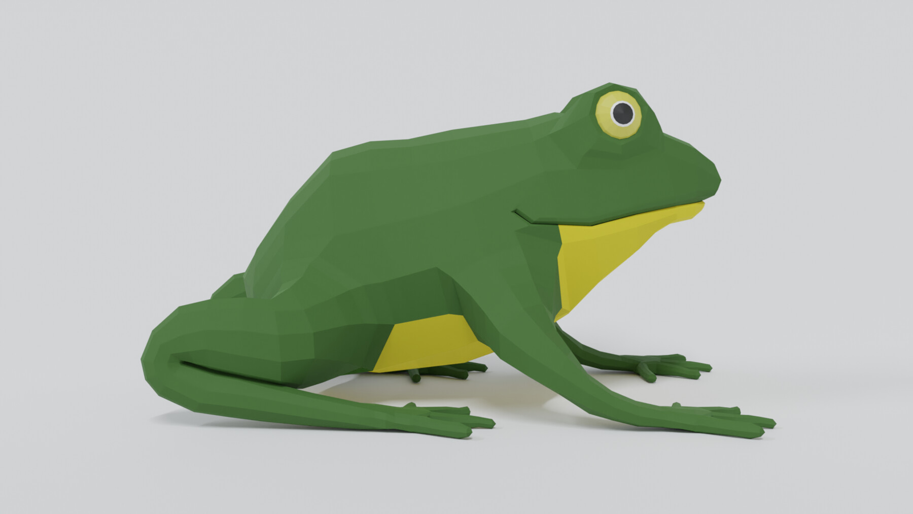 ArtStation - Low Poly Cartoon Frog | Game Assets
