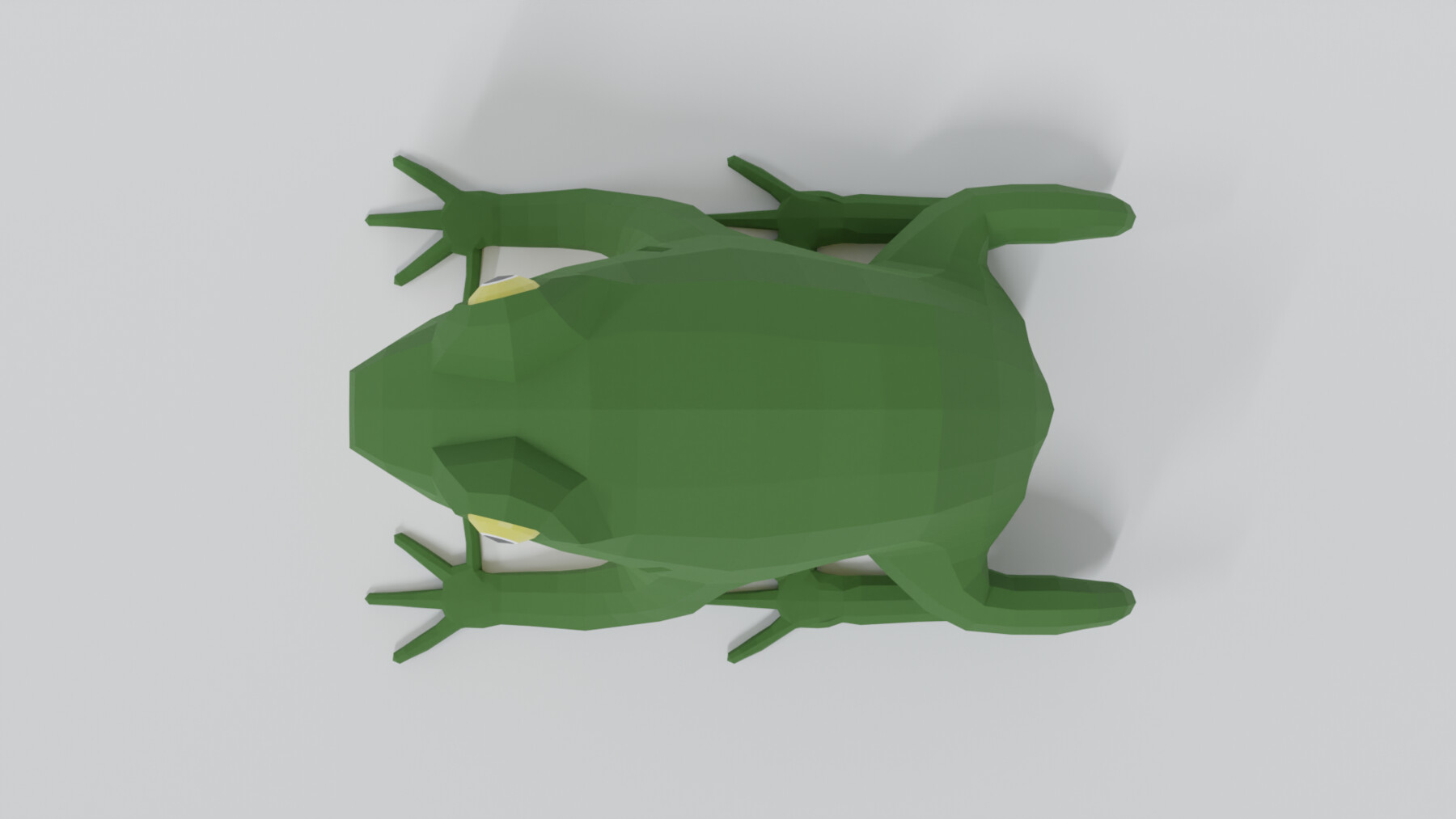 ArtStation - Low Poly Cartoon Frog | Game Assets